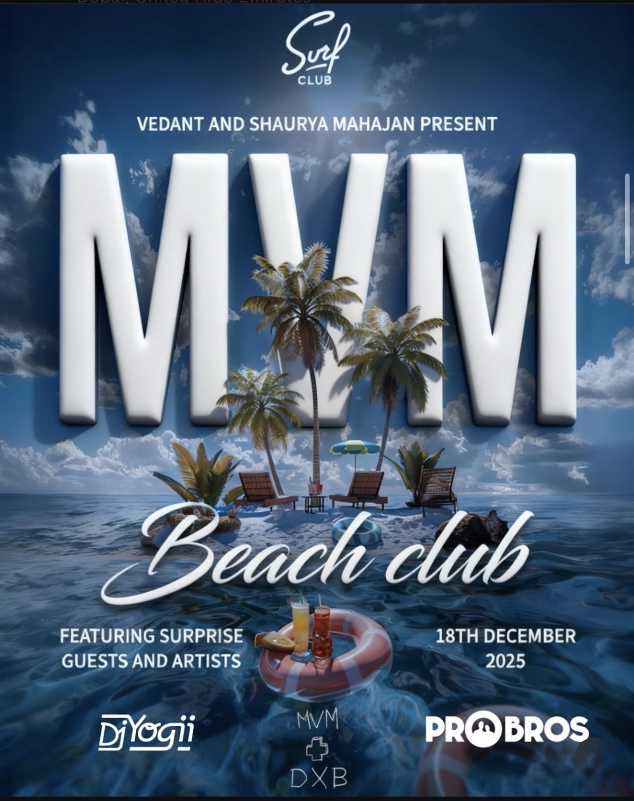 MVM Beach Club | Surf Club Dubai